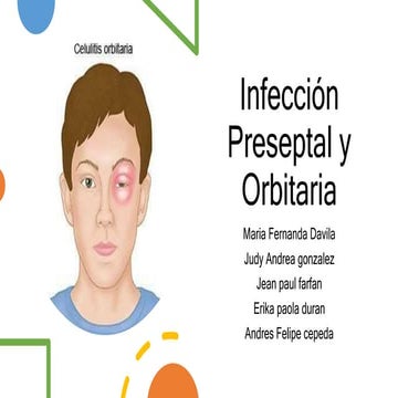 Celulitis preseptal y orbitaria | PPTX