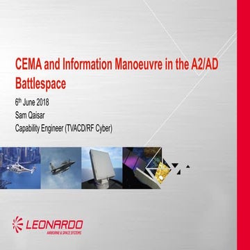 CEMA and Information Manoeuvre in the A2/AD Battlespace | PDF