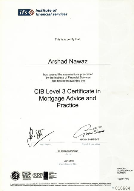 CeMAP certificate 3 | PDF