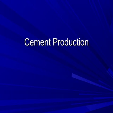 Cement | PPT