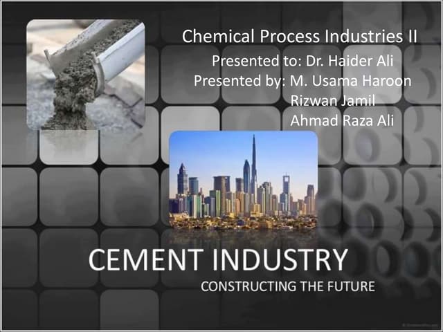 The chemical composition of cement | PDF
