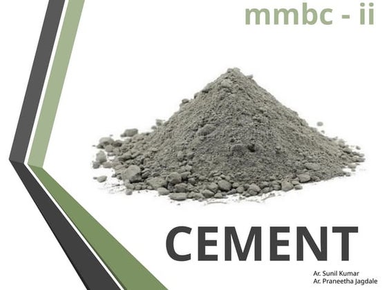 Powerpoint presentation on CEMENT {PPT} | PPTX | Geology | Science