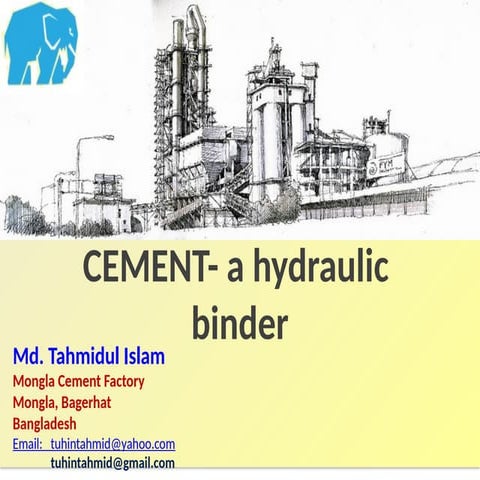 Portland Cement- The hydraulic Binder.pptx