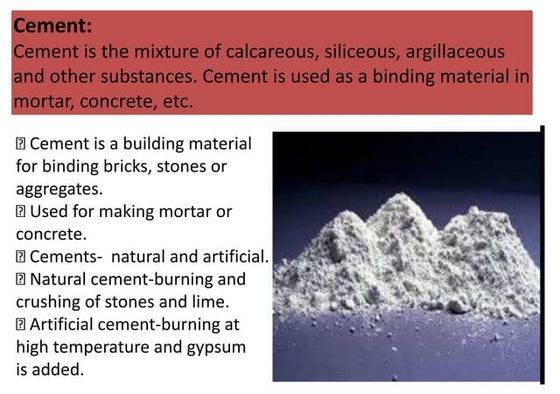 5. Cement.pdf application of cement history of cement and types of ...