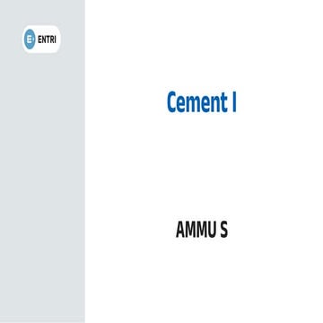 Cement_ 1.pdf. CEMENT BASICS CIVIL ENGG. | PDF | Chemistry | Science