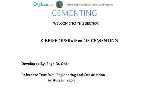 Presentation 7 casing & cementing | PDF | Geology | Science