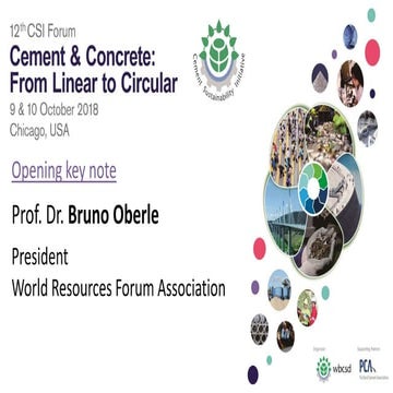 Cement and Concrete: From Linear to Circular | PDF | Commodities | Economy