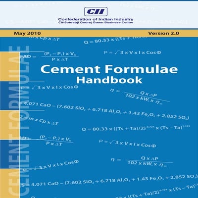 Cementformulae handbook v2 | PDF