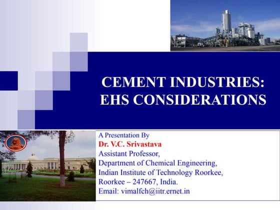 Safety in cement plant | PPTX