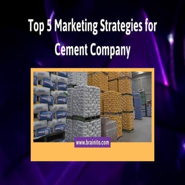 Marketing Strategies For Cement Companies | PDF | Marketing and ...
