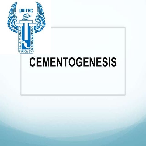 Cementogenesis | PPTX