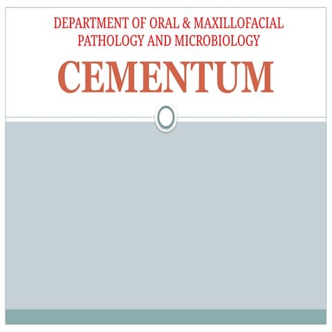 Cementum and Cementogenesis Lecture.pptx