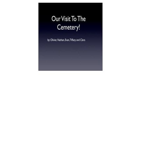 Cemetery project | PDF