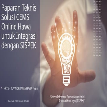 CEMS integeration Application with Data Interfacing system HaWA | PPTX