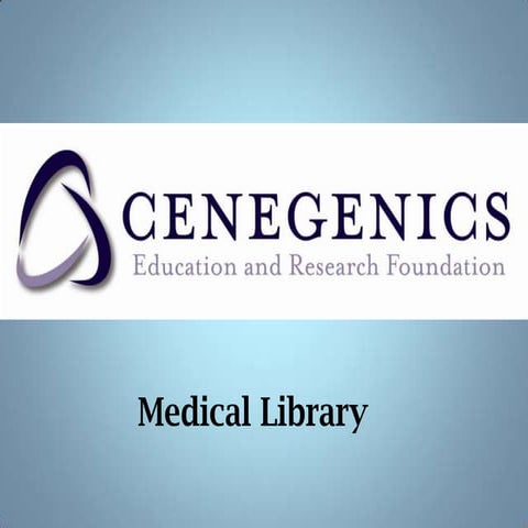 Cenegenics® Medical Library | PPSX