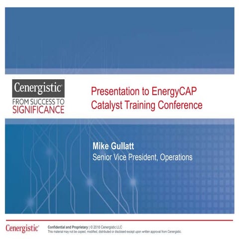 Catalyst 2016: Introduction to Cenergistic | PPT
