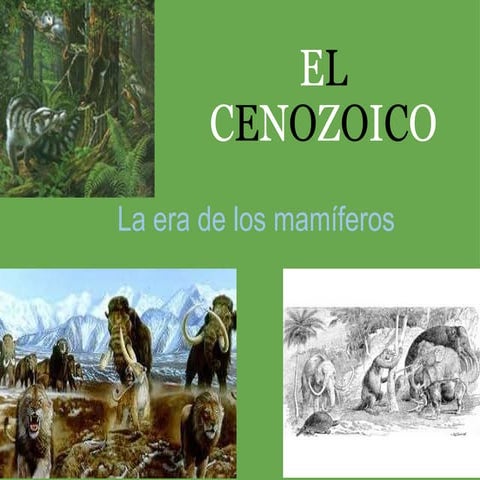 Cenozoico. La era de los mamíferos | PPT