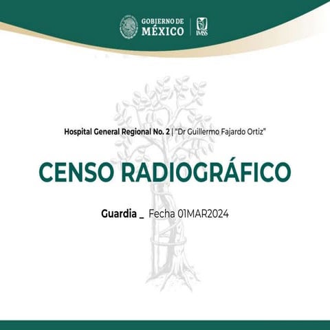 CENSO RADIOGRAFICO con manejo de principios biomecanicos.pptx