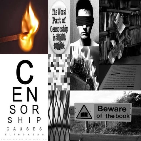 Censorship collage | PPTX | Scrapbooking | Arts and Crafts