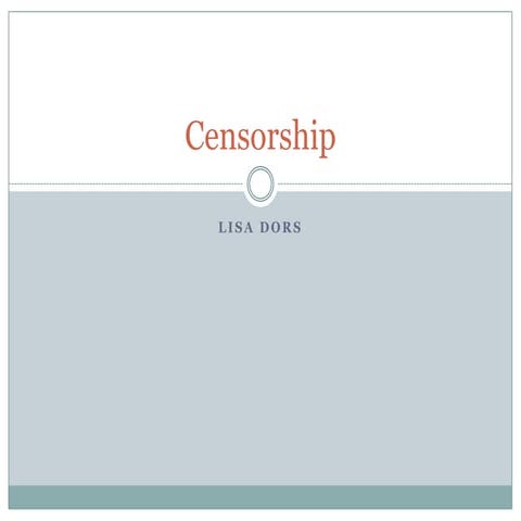 Censor board for movies and serials | PPT