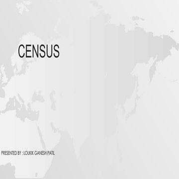 CENSUS .....................................pptx