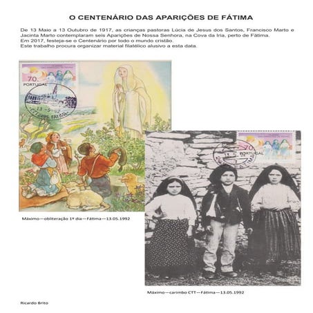 O Centenário das Aparições de Fátima | PDF