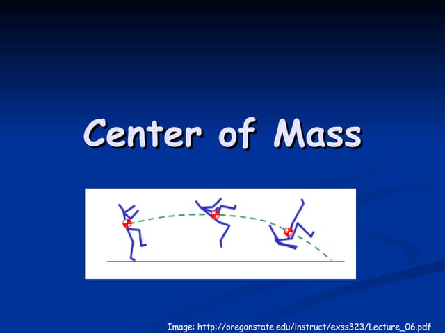 Centre of mass | PPTX