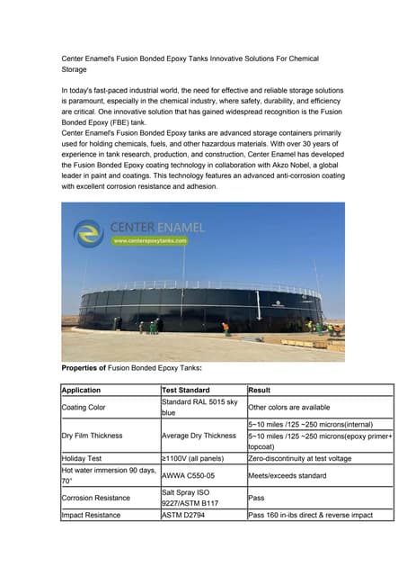 Fusion Bonded Epoxy Tanks A Superior Solution for Crude Oil Storage.doc