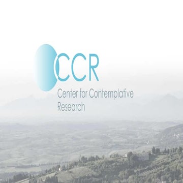 Center for contemplative research | PDF | Buddhism | Religion & Spirituality