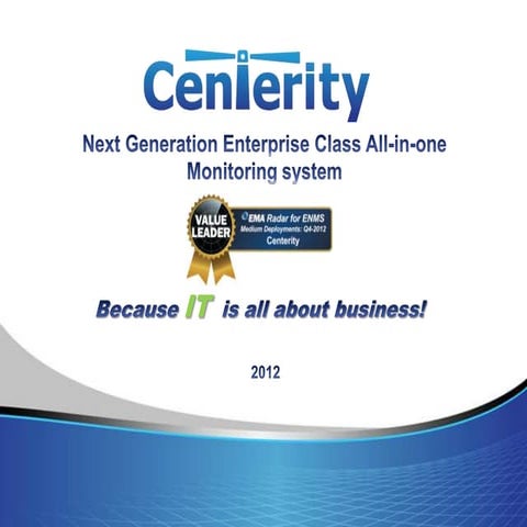 Centerity Solution overview | PPTX