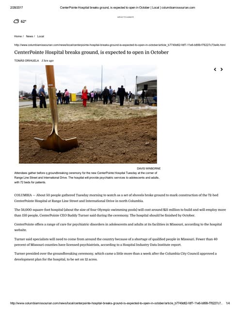 Highlights from Hospice Friendly Hospitals Progress Reports (From Acute ...