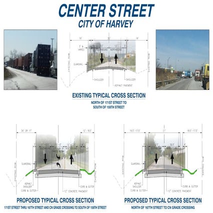 Center Street Cross Sections | PPT
