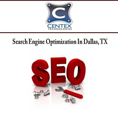 Search Engine Optimization In Dallas, TX | PDF