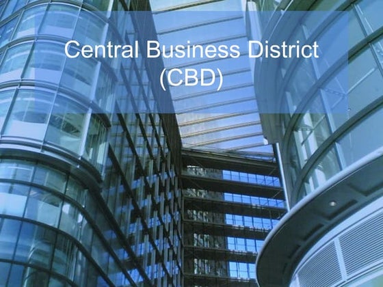 The Central Business District A Basic Outline | PPT