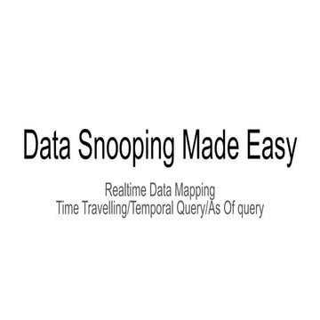 data-snooping-pipeline-made-easy-for-analytics | PDF