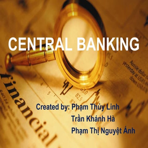 Central banking | PPT