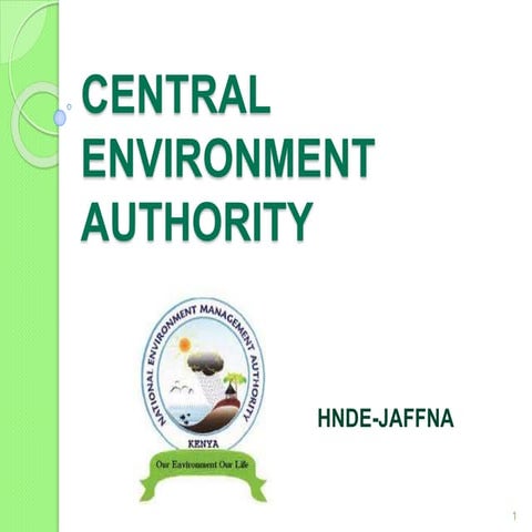 Central environment authority | PPTX