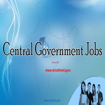Central Govt Jobs | PPTX