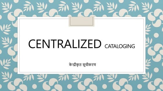 Sears List Of Subject Headings2.pptx