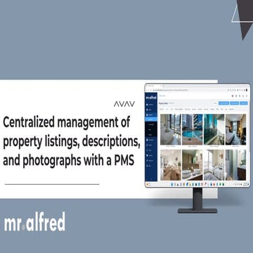 Centralized management of property listings, descriptions, and ...