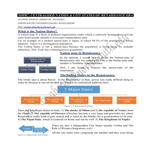 Renaissance Lesson Plan | DOCX