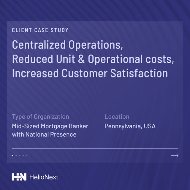 Centralized Operations, Reduced Unit and Operational Costs, Increased ...