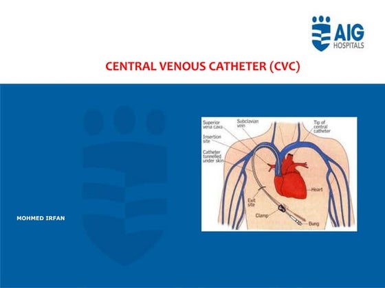 PPT - central line(Central Venous Catheters) | PPT