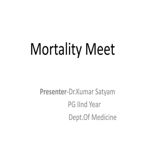 central mortality meet for a child case.pptx