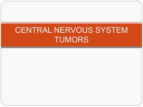 Brain cancer symptoms,diagnosis & treatment | PPTX