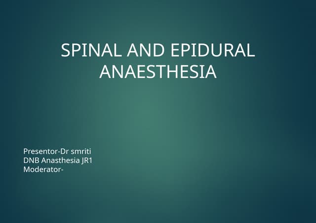 Neuro anaesthesia ppt .pptx | First Aid | Injuries