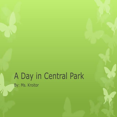 Central park | PPT