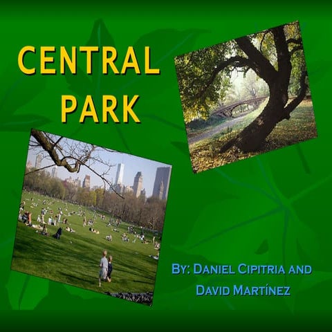 Central park | PPT