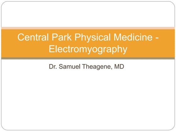 Electromyography | PDF