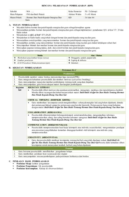 Modul Ajar Akidah Akhlak Kelas 8 Fase D Kurikulum Merdeka | PDF